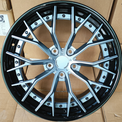 Black painted 18 19 20 21 22 23 24 inch car forged wheels - China car ...